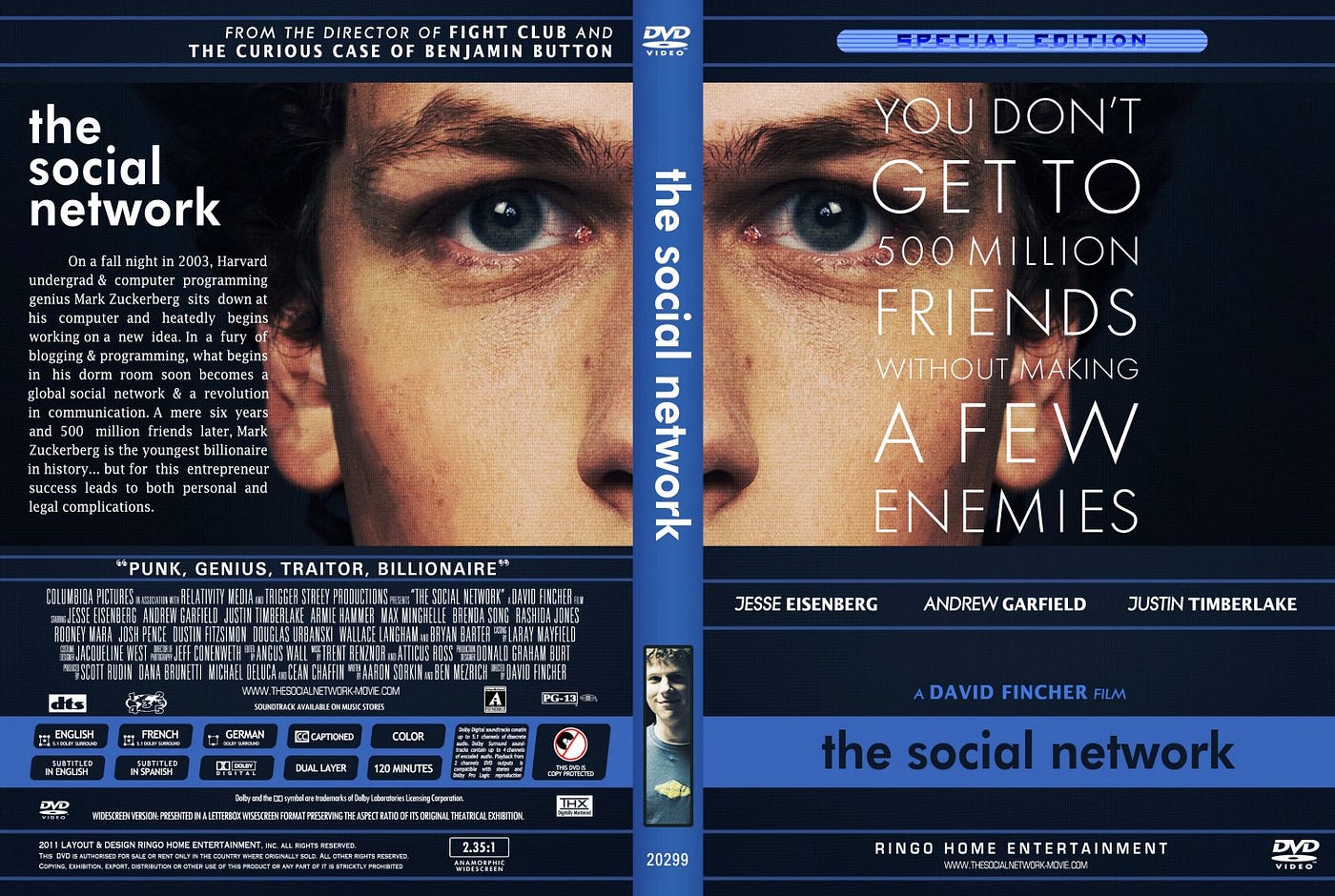 Social Network Dvd Cover