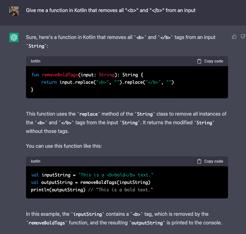 ChatGPT, for Android developers - droidcon