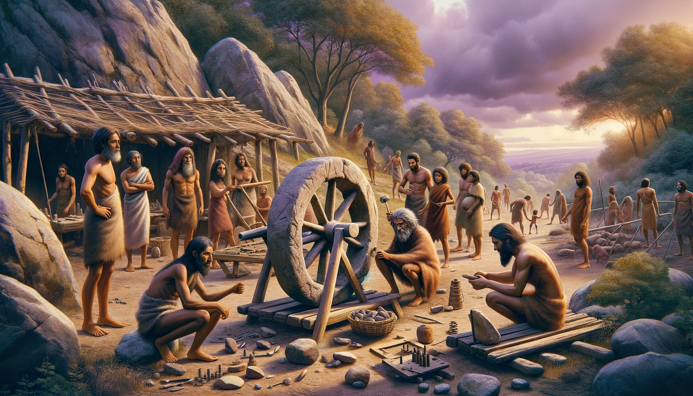 Discovery Of Wheel By Early Man Mammoth Ivory Wheel From Sungir, Upper