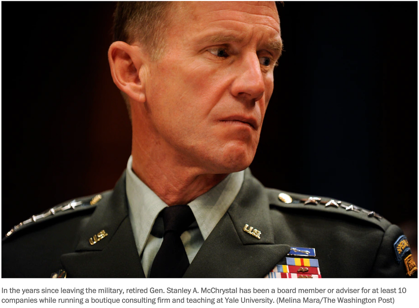Gen Stanley Mcchrystal Fired
