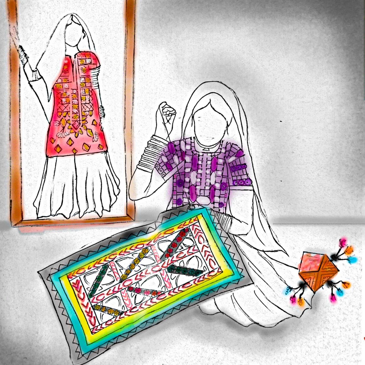 Balochistan Culture Paintings