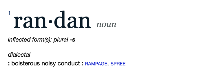Boisterous Definition