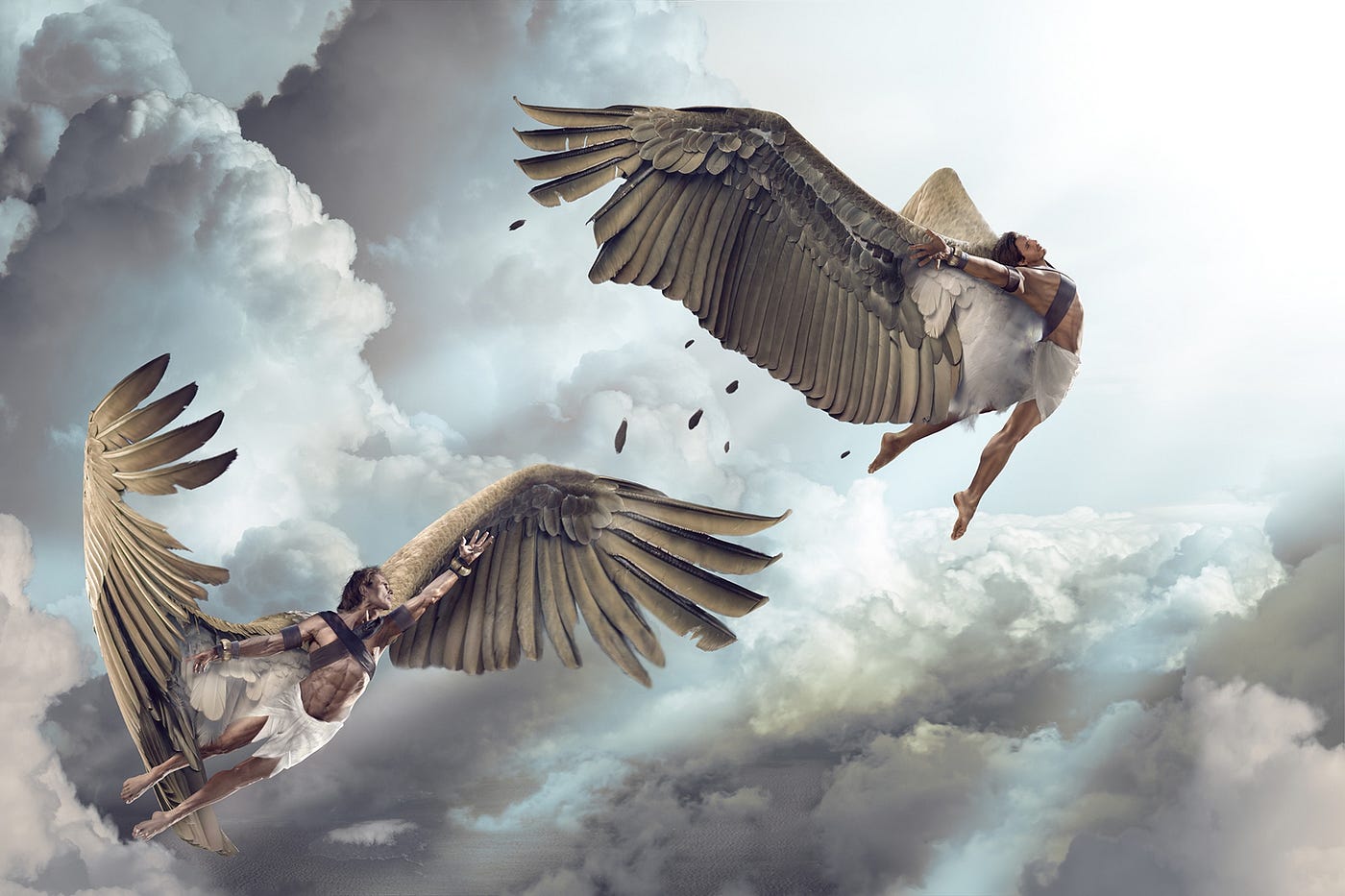 Icarus Flying Too Close To The Sun