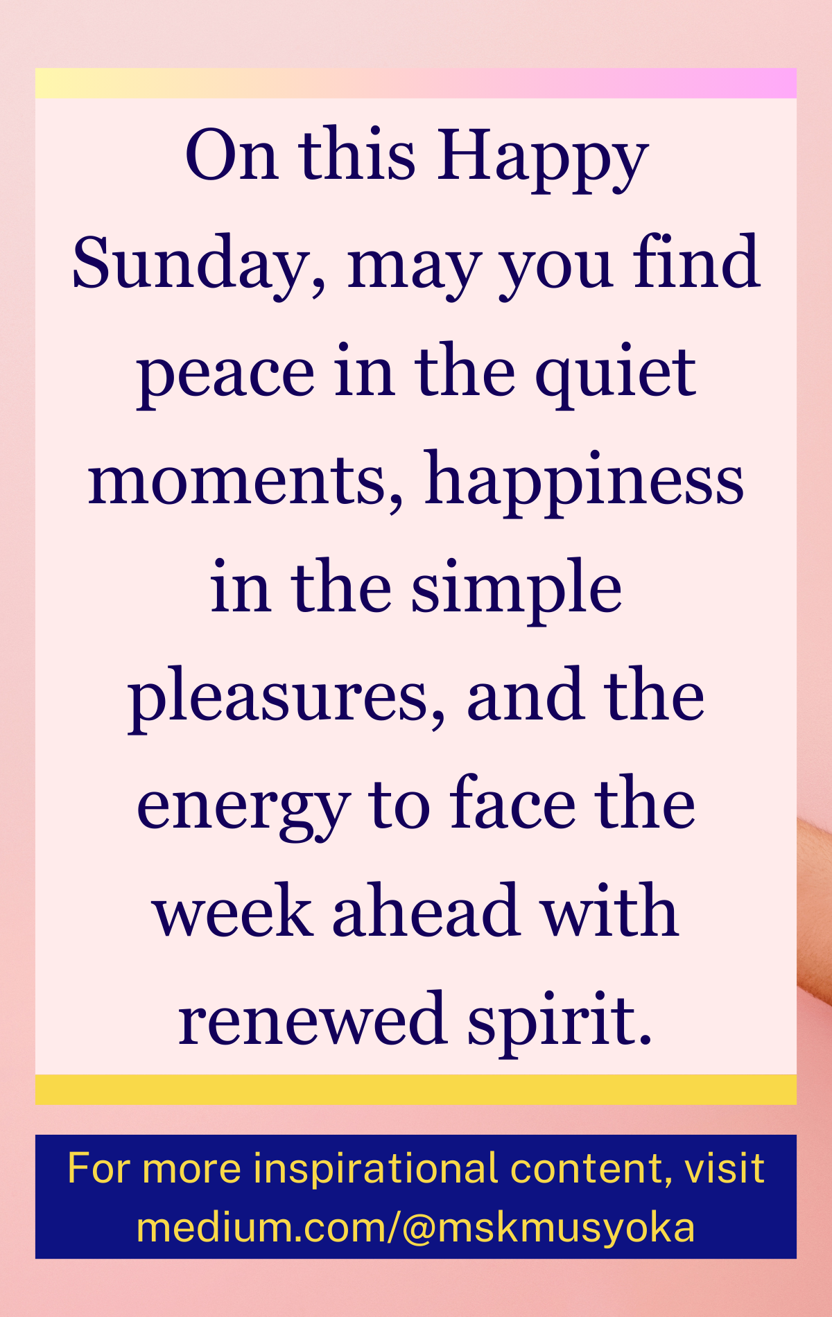 Happy Sunday Text Messages