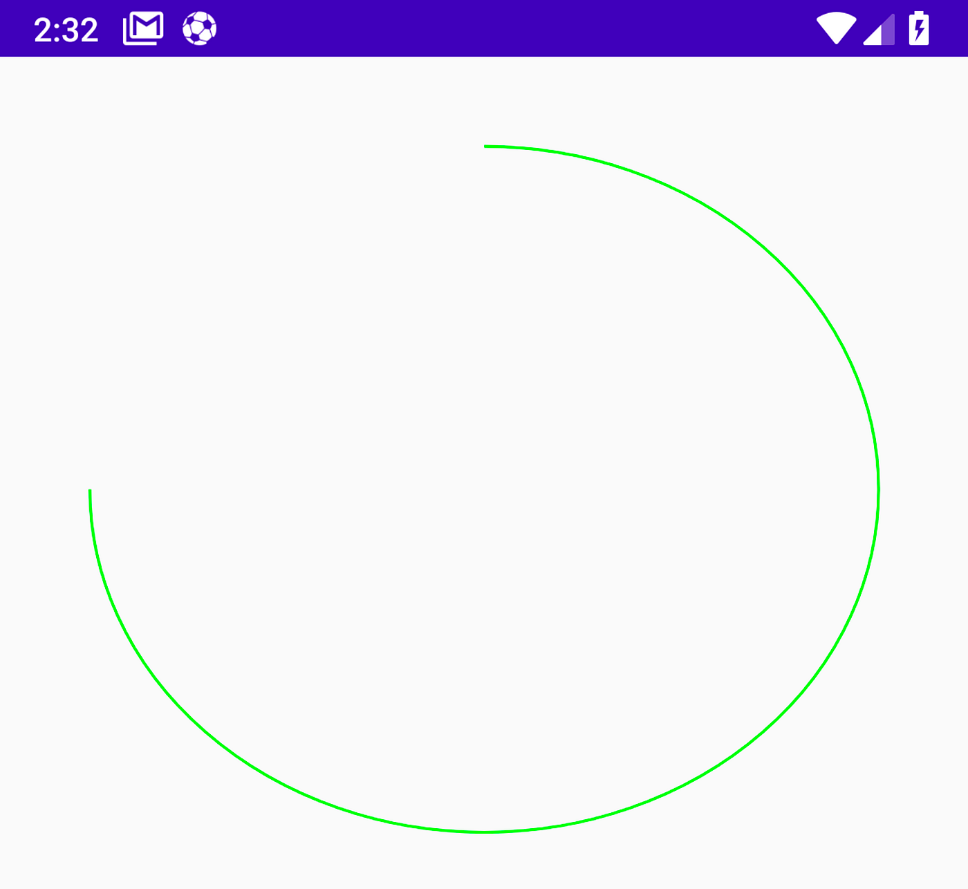 How To Draw Quarter Circle In Android