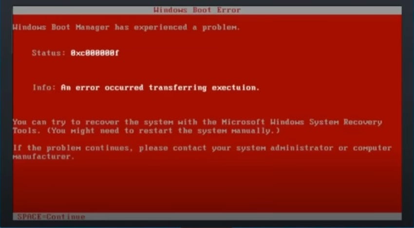 How To Fix Red Screen Of Death In Windows