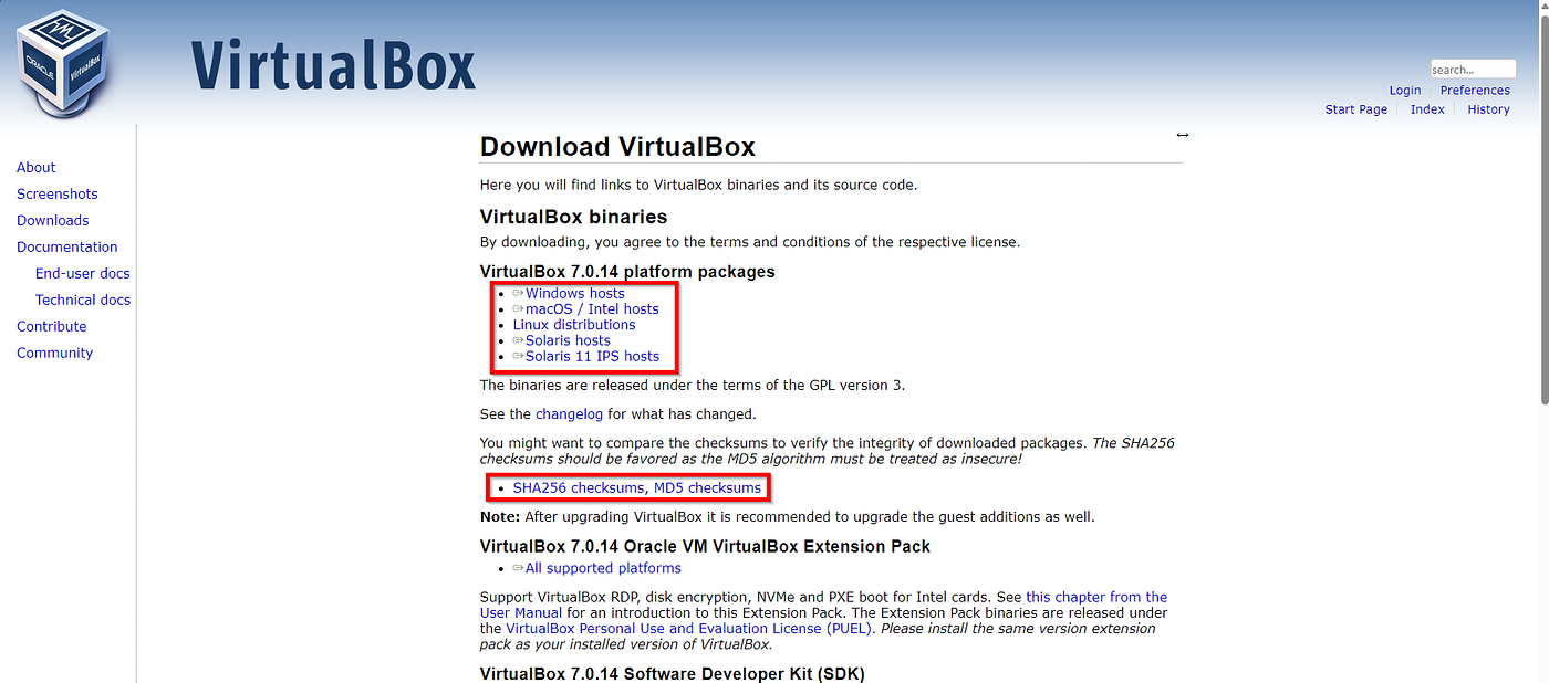 Virtualbox Logo History