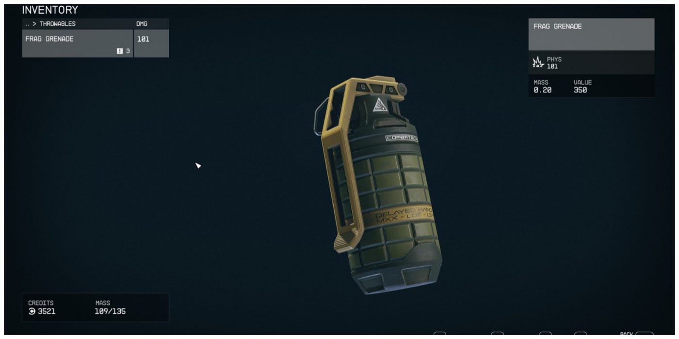 Frag Grenade Inside