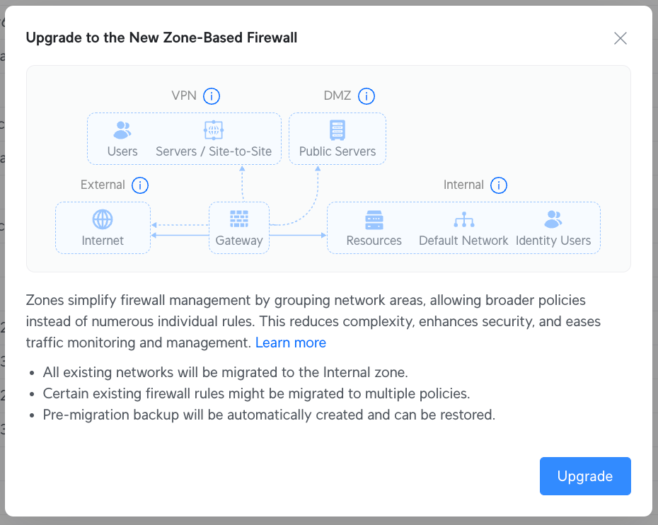 Zone Based Firewall Configuration Example