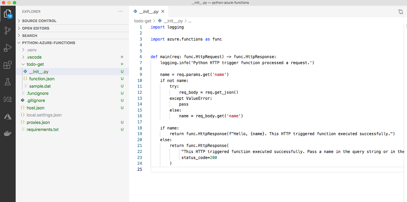 Implementasi Serverless Azure Function Python Dengan How To Write