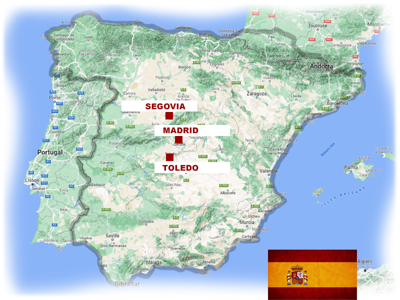 Tajo River Map