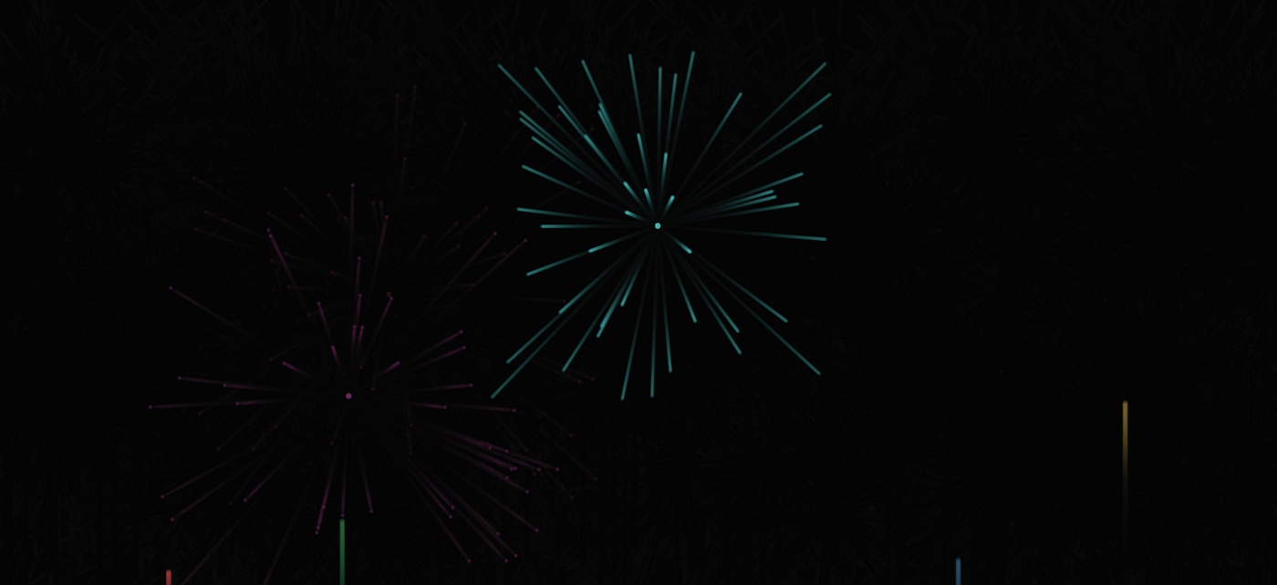 Animated Fireworks That Move