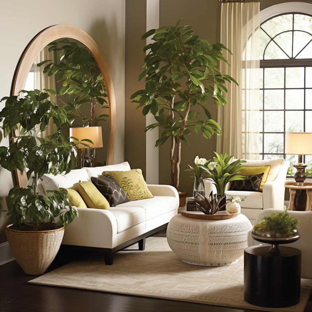 Plants Living Room Traditional Decorating Ideas