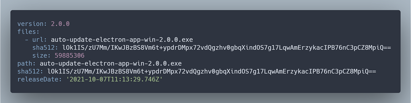 Autoupdater Electron