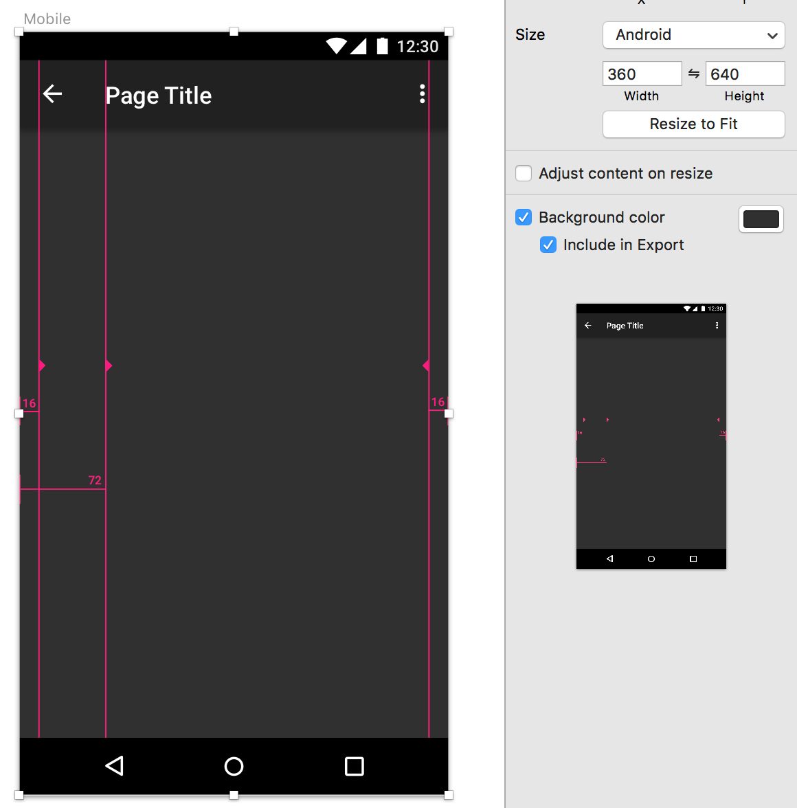 Pages android