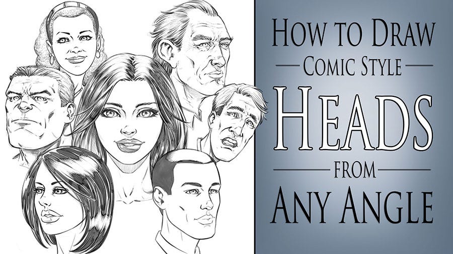 How To Draw Heads At Different Angles