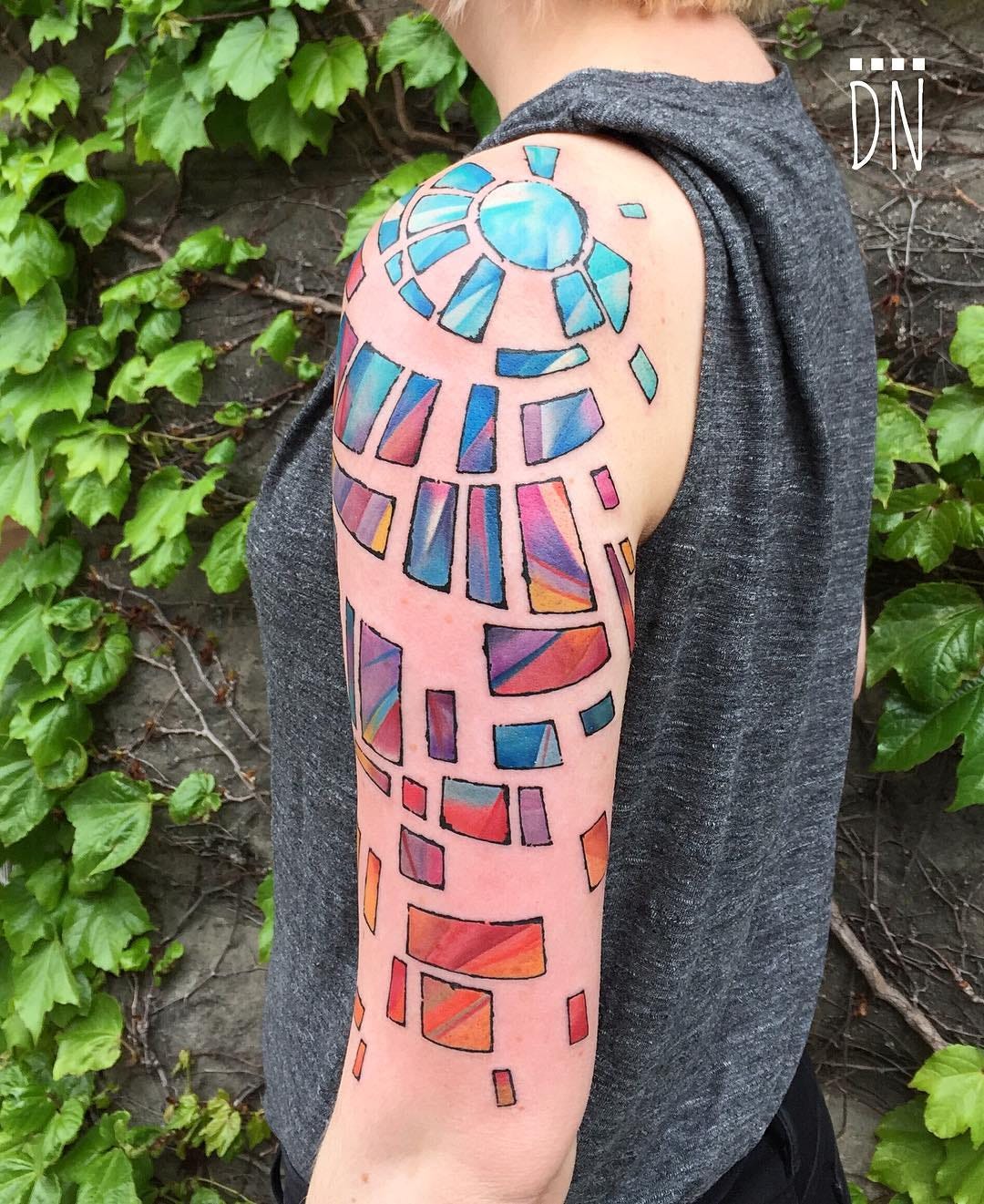Abstract Painting Tattoo