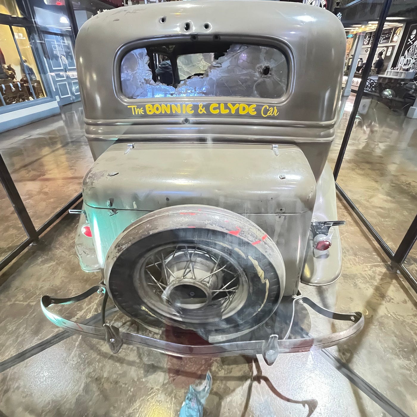 Bonnie And Clyde Death Car