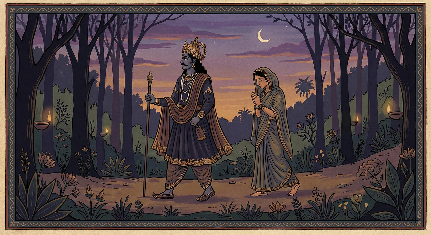 Savitri And Satyavan Children