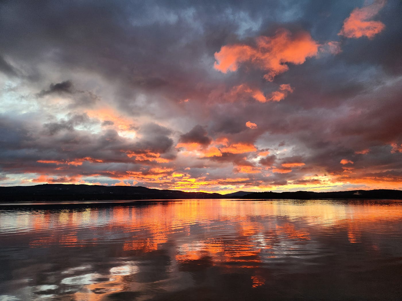 Beautiful Lake Sunset