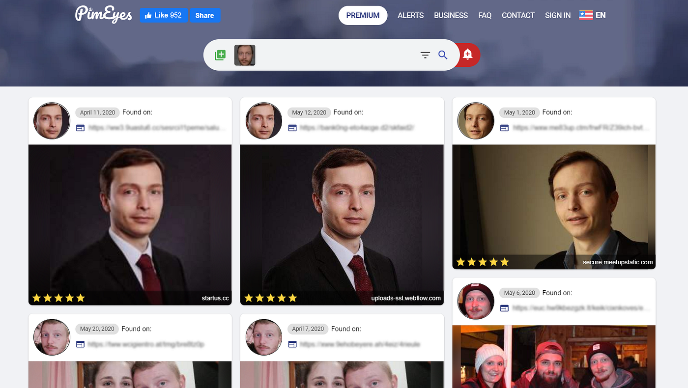 O Face Image Search