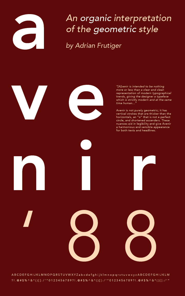 Avenir Font Logo Avenir