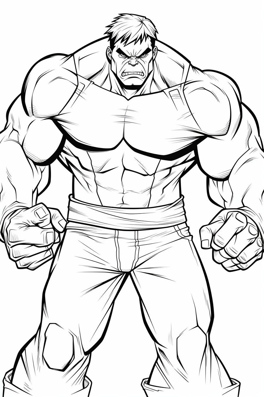 Hulk Coloring Page