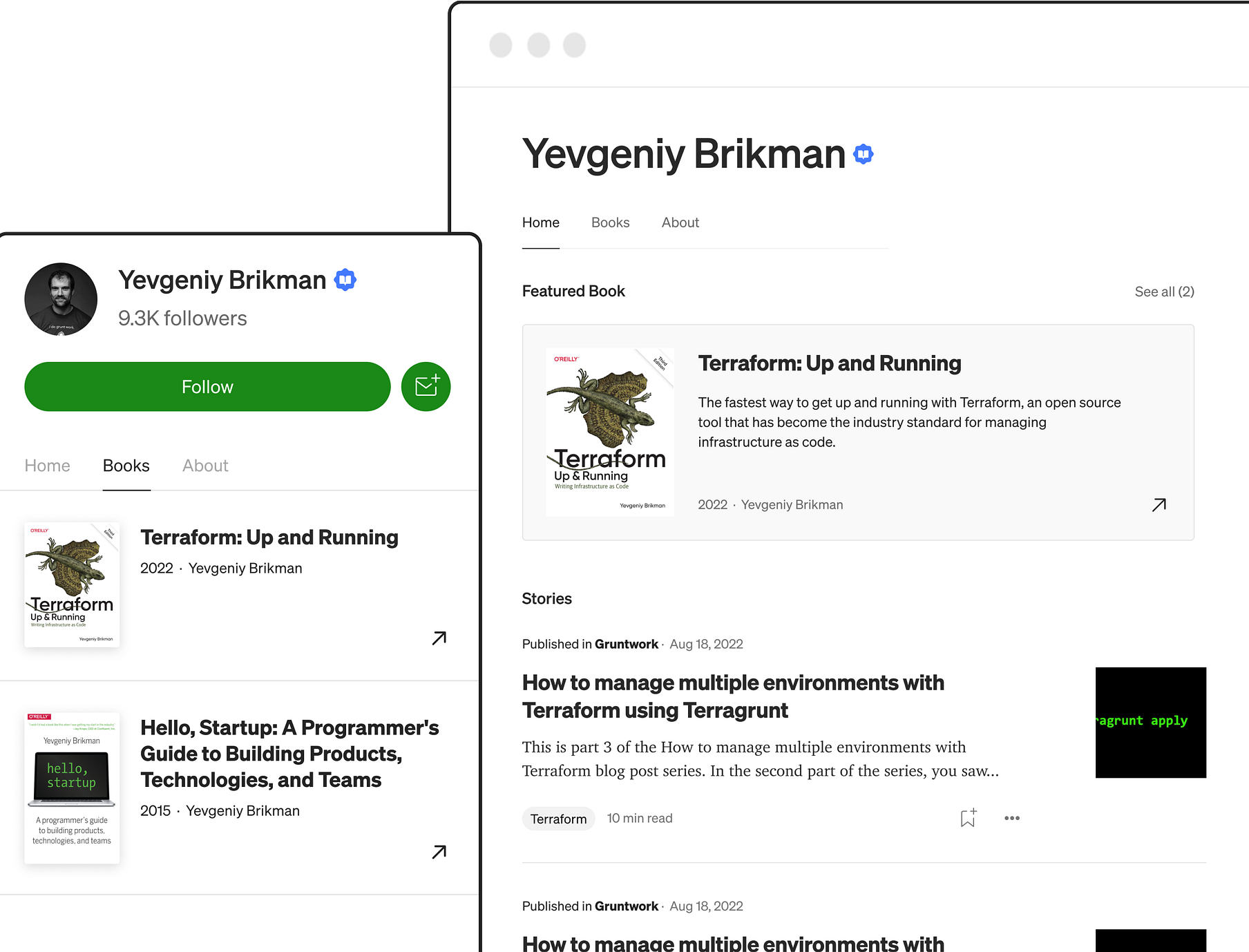 Medium Verified Book Author