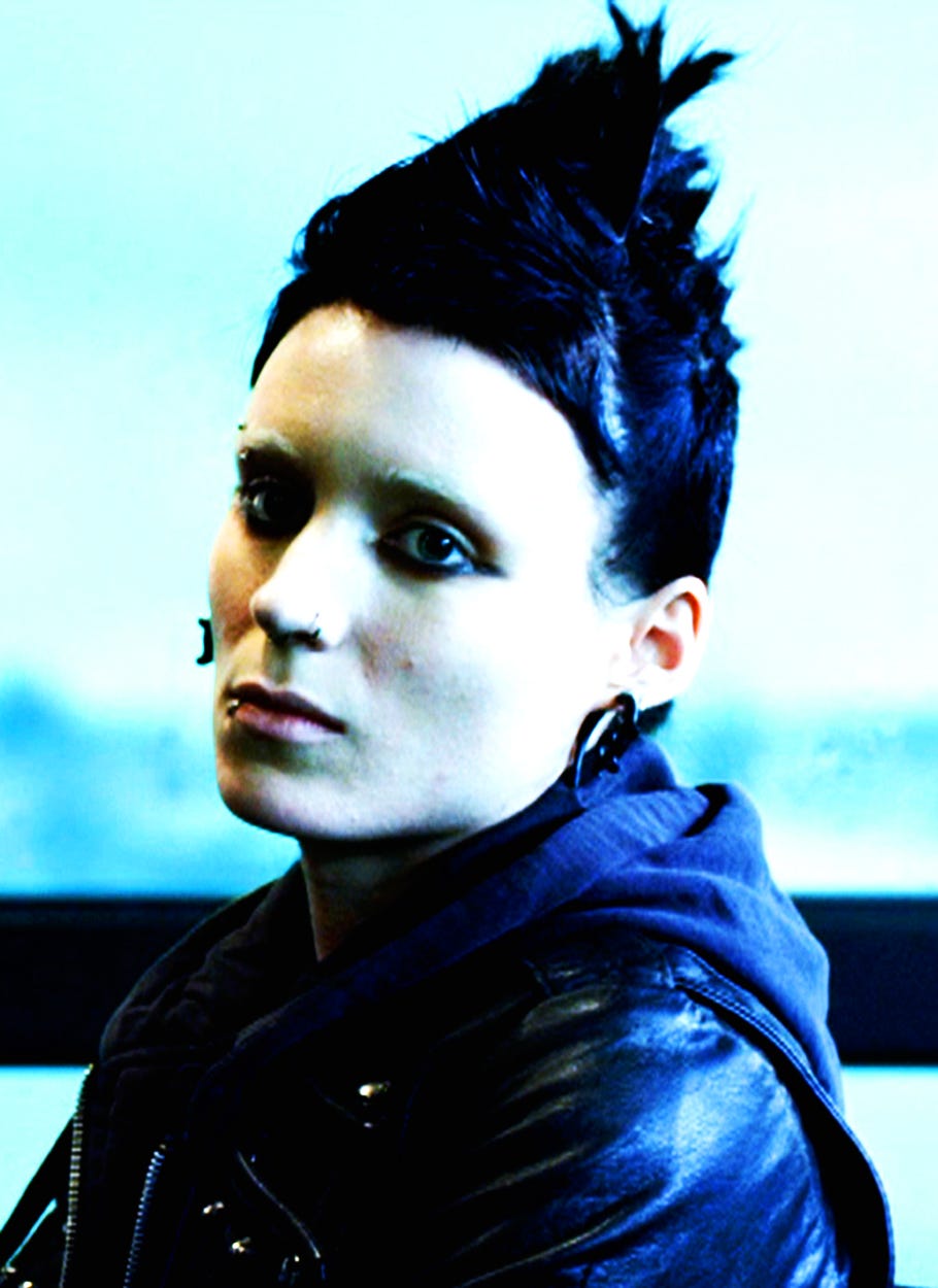 Lisbeth Salander Noomi Rapace And Rooney Mara
