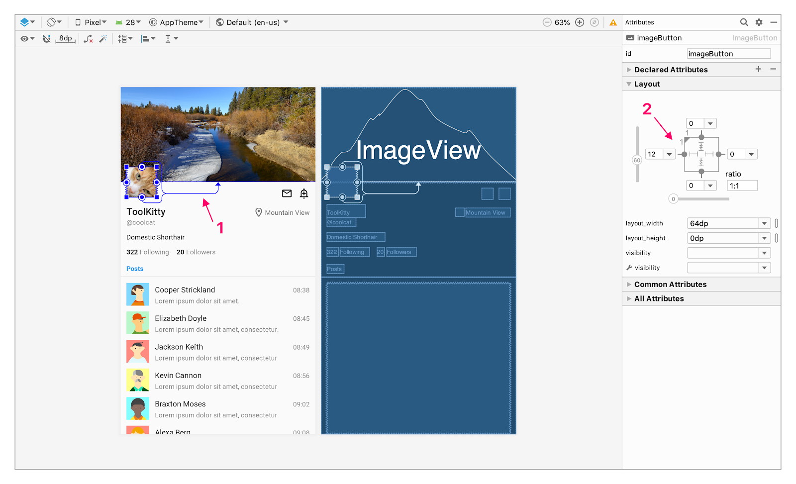 New Layout Editor With Constraint Layout Android Studio Project Site