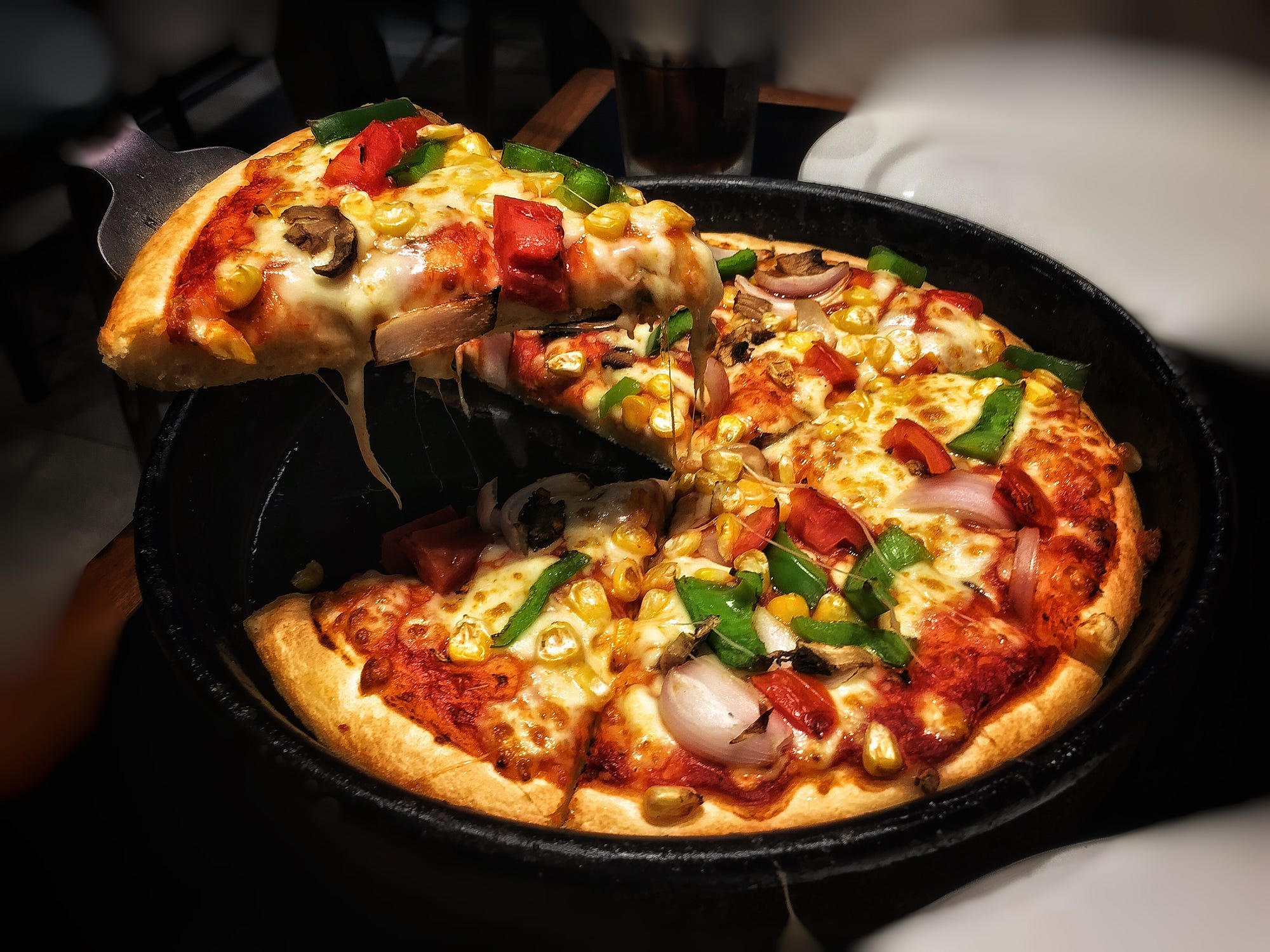 Triangle Shaped Pizza Slice