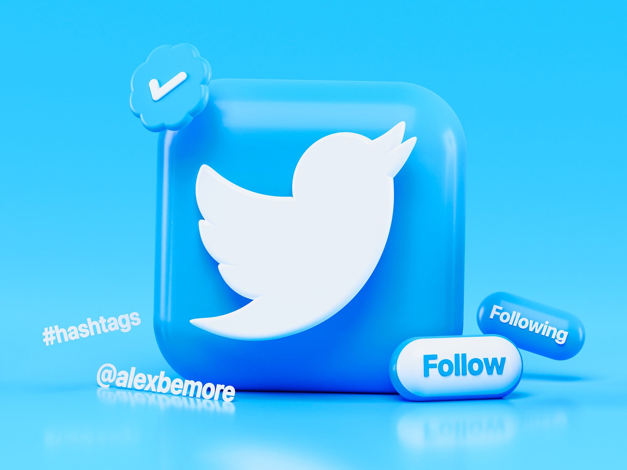 Twitter Bird App Logo