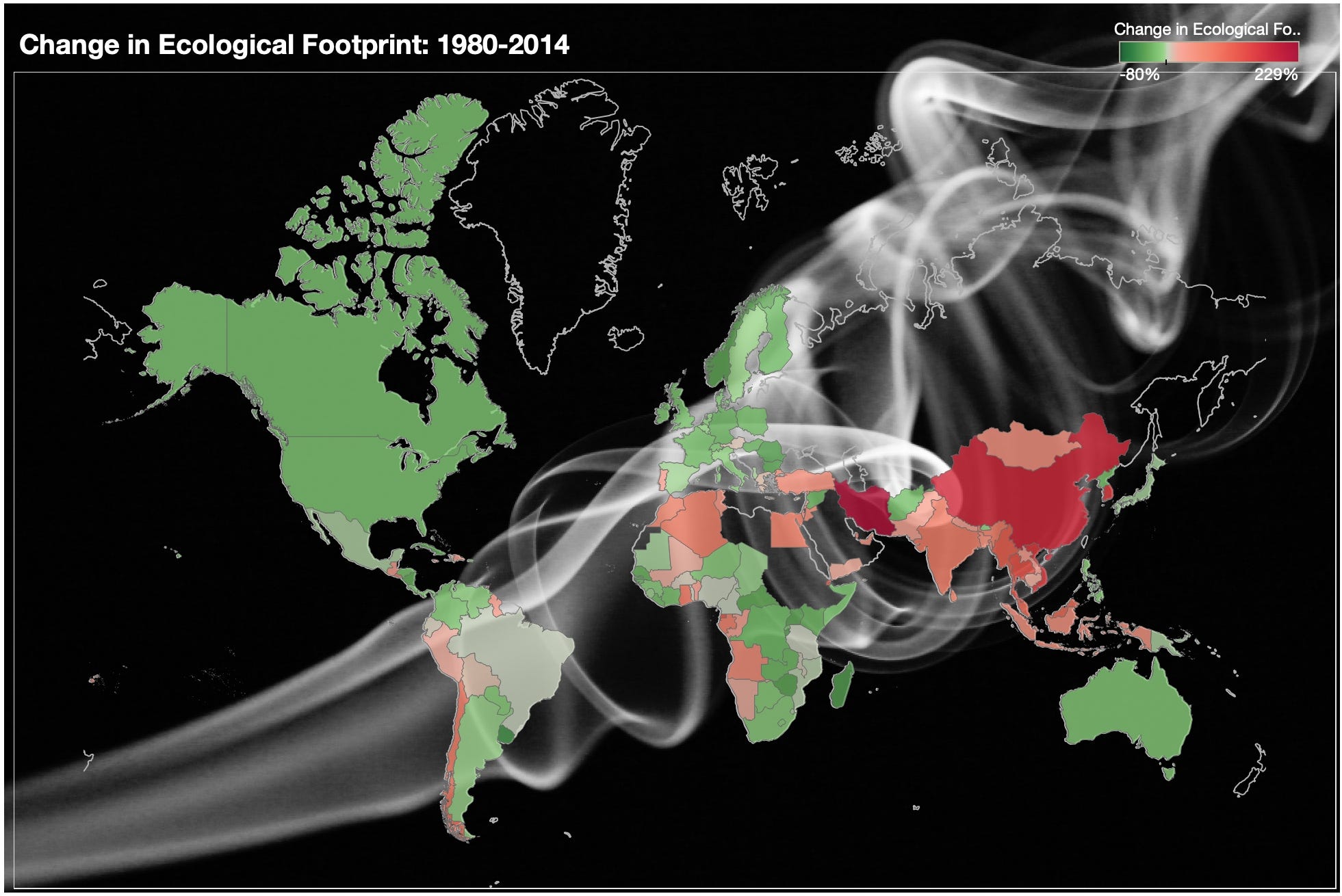 Ecological Footprint Map