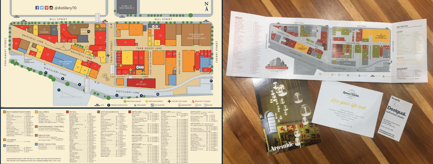 Toronto Distillery District Map