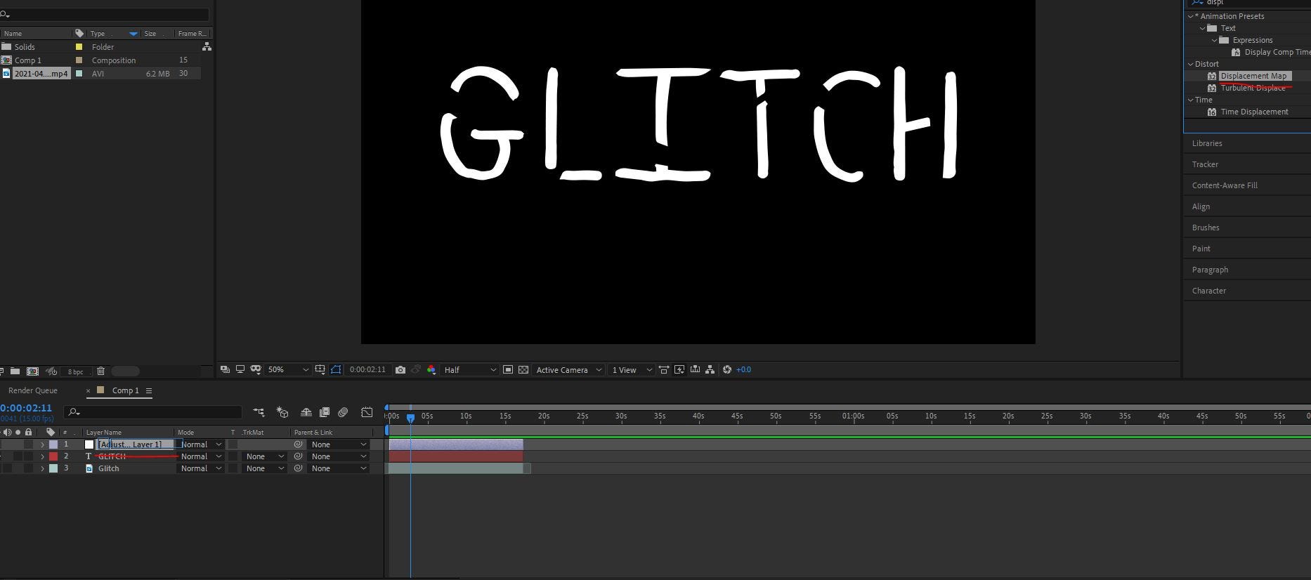 Texture Effect Changed Tutorialchip
