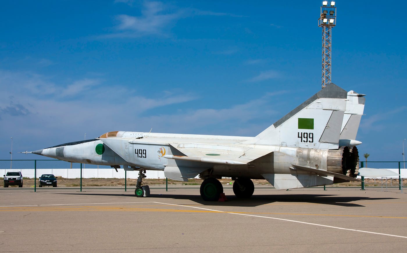 Syrian Air Force Mig 25