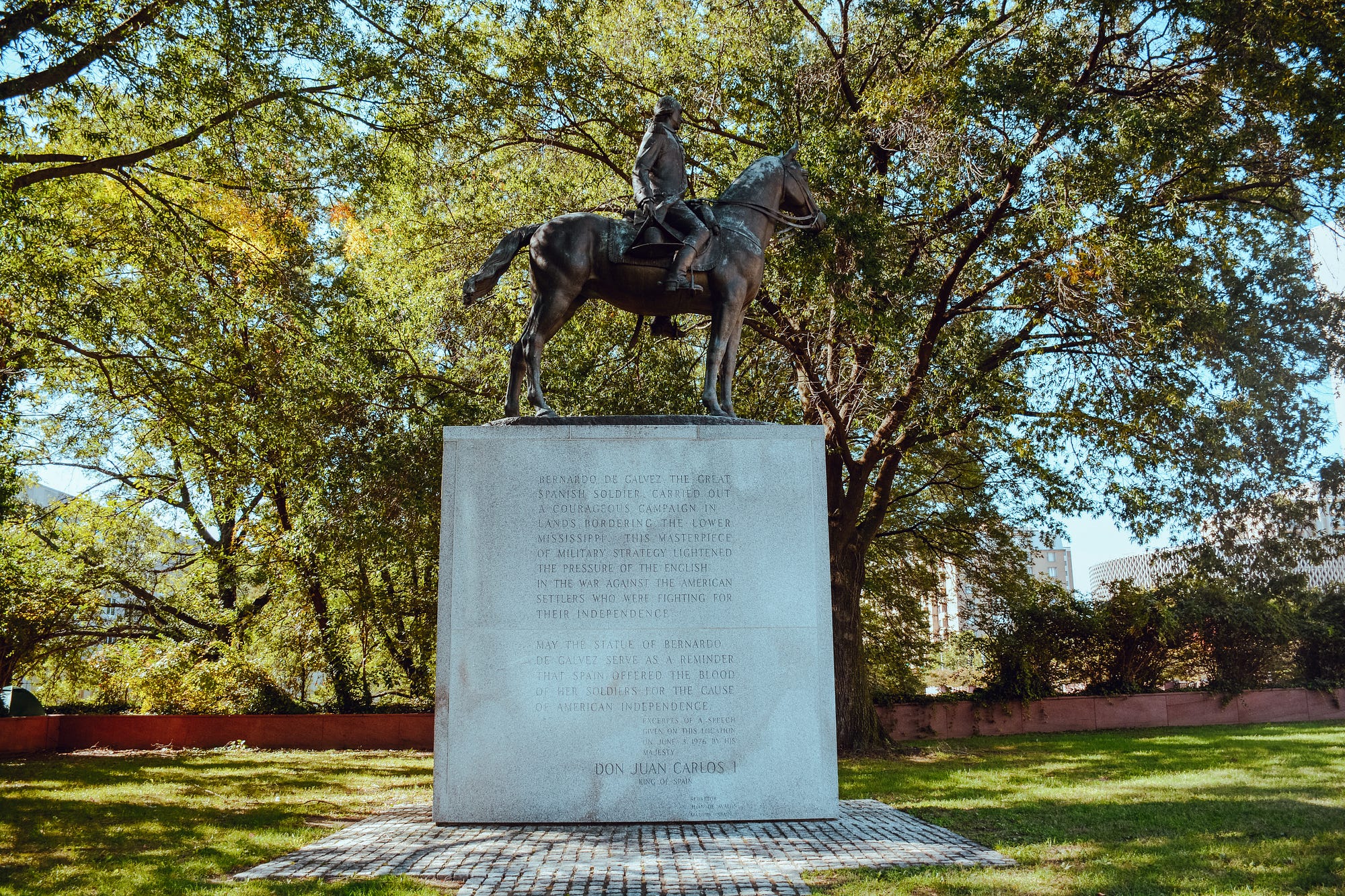 Bernardo De Galvez Statue