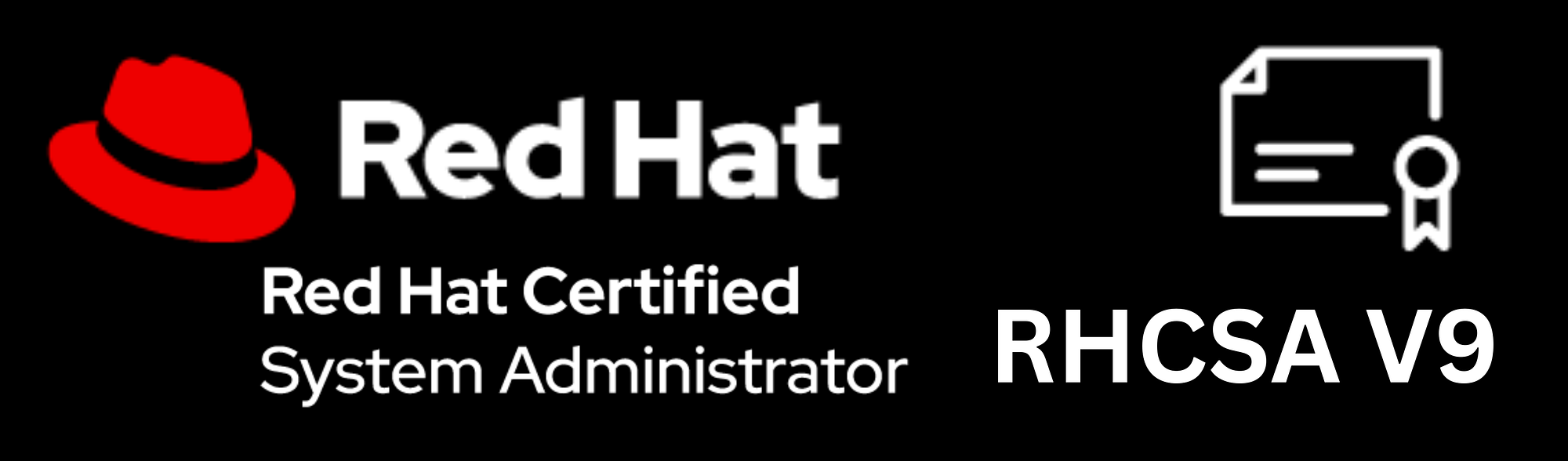 Red Hat Certified System Administrator Logo Red Hat RHCE Certification