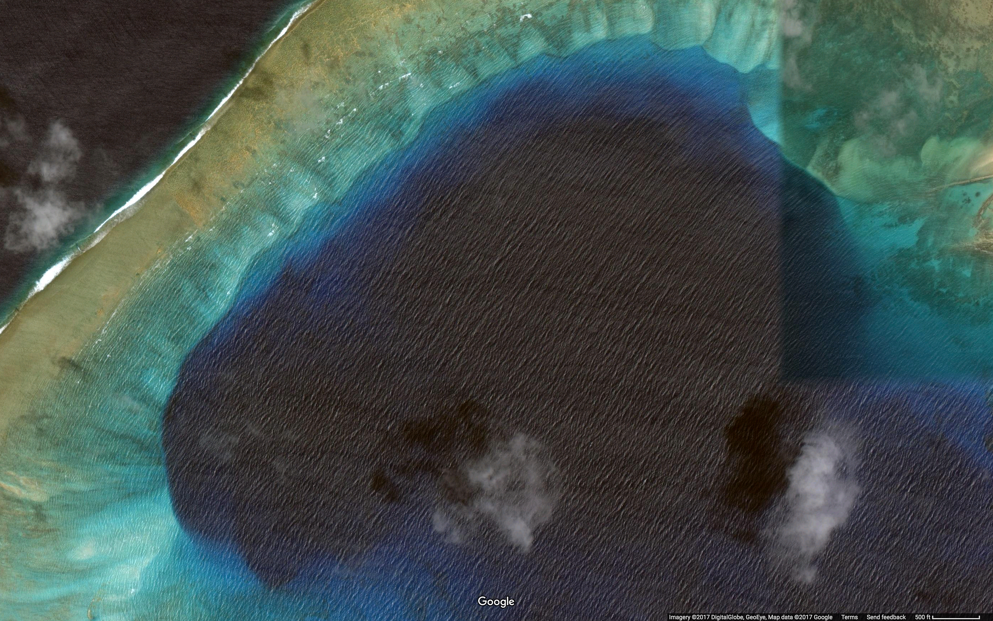 Bikini Atoll Map Before And After