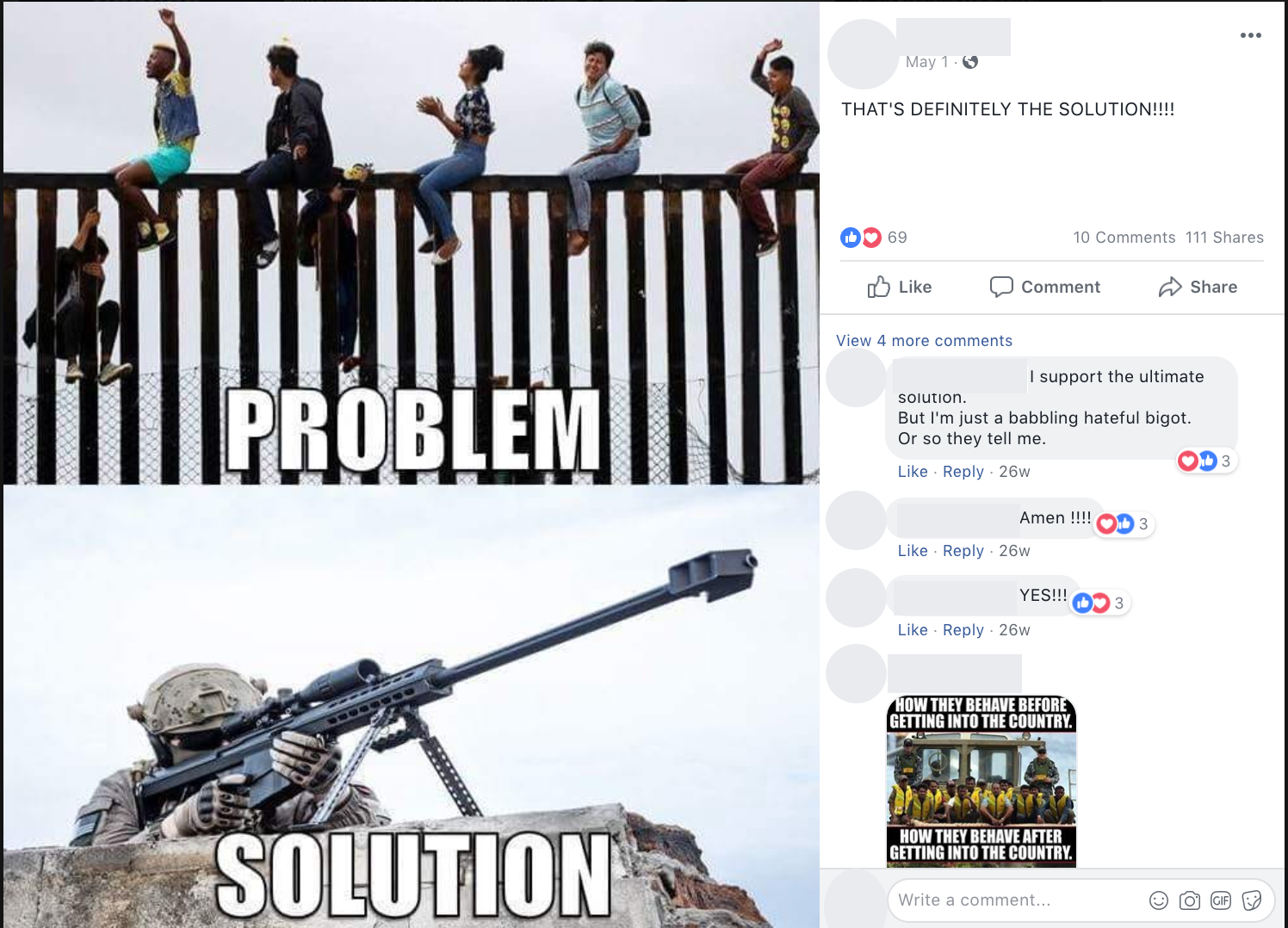 Facebook Like Gun Meme