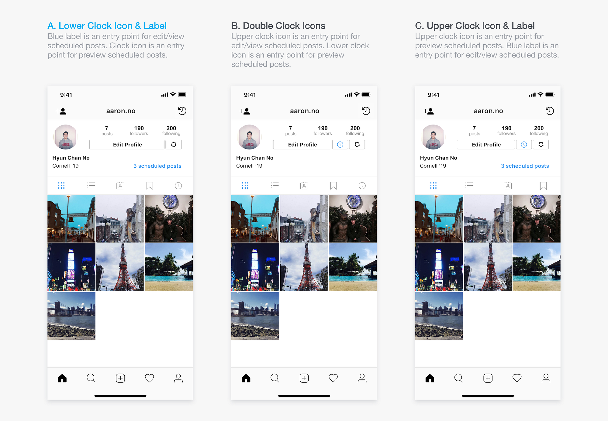 Instagram Clock Icon