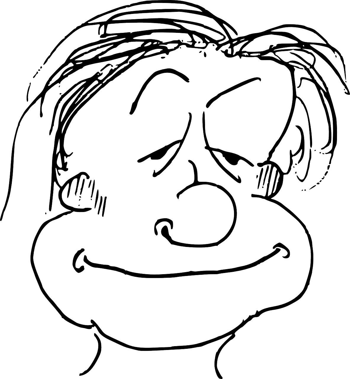 Drunk Face Cartoon