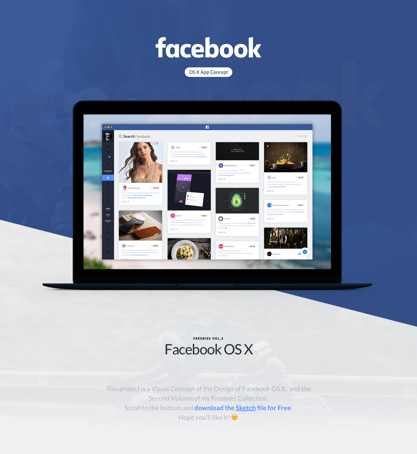Facebook Home Page Redesign Design Ideas Facebook Redesign Attempt By