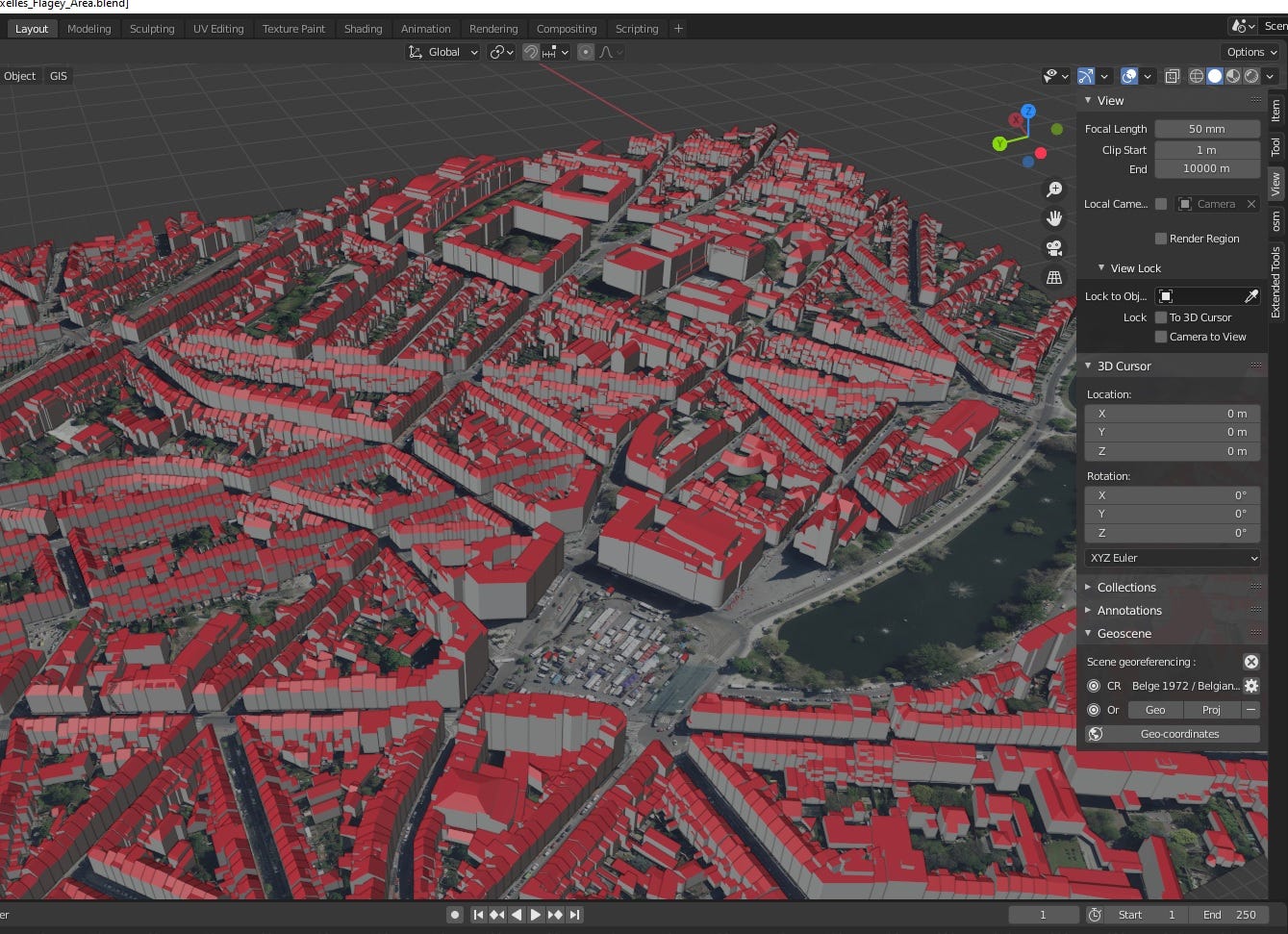 City Blender 3d Model 3D Isometric City In Blender | 3D Model