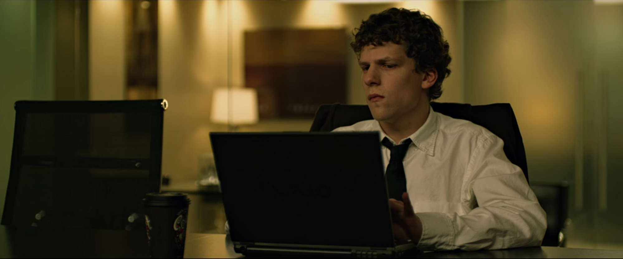 Andrew Garfield Social Network Scene