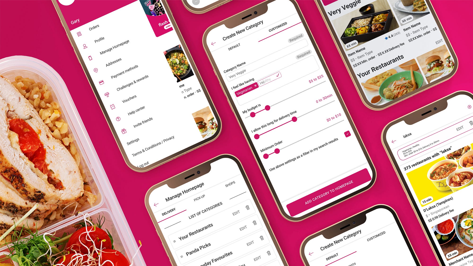 Food panda menu store