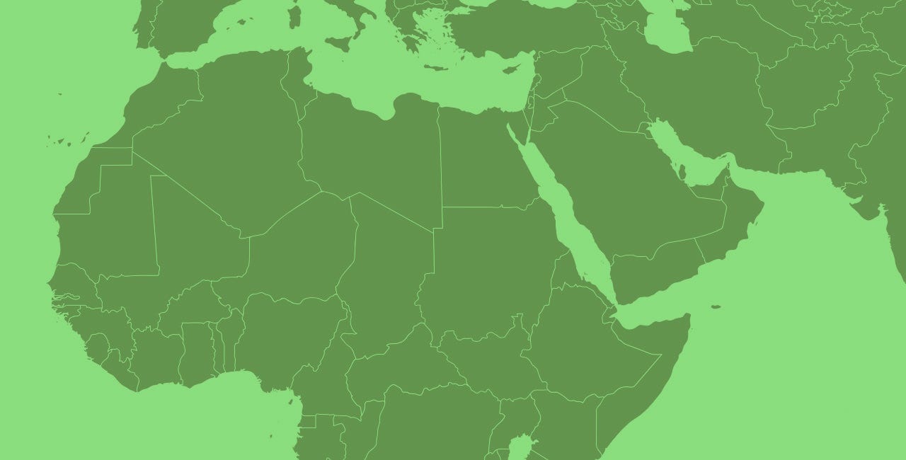 North Africa And Middle East Map Quiz