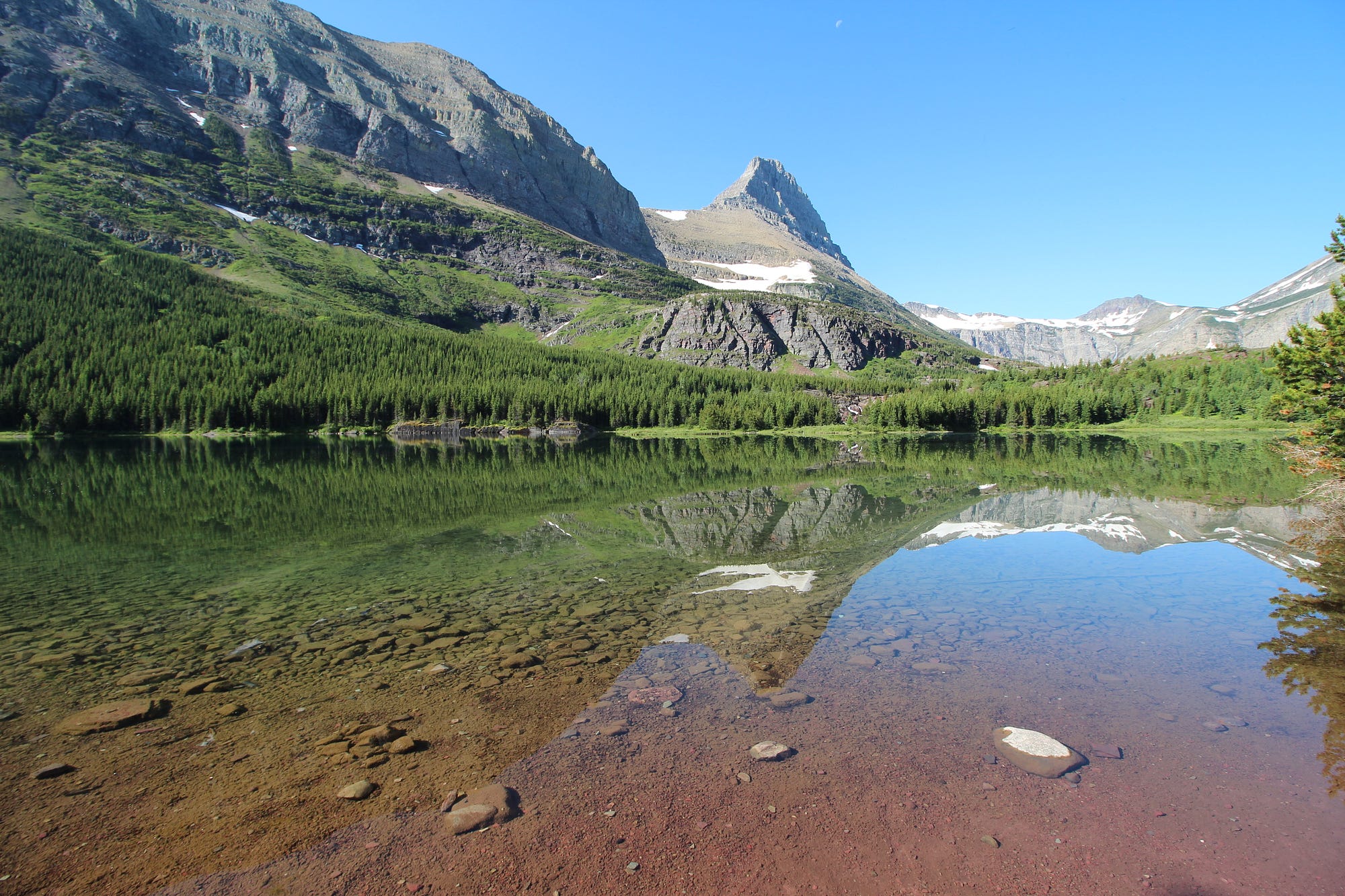 Pebble Lake Glacier National Park