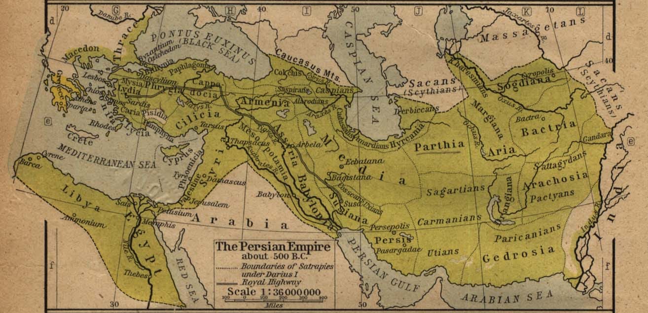 Spread Of Zoroastrianism Map