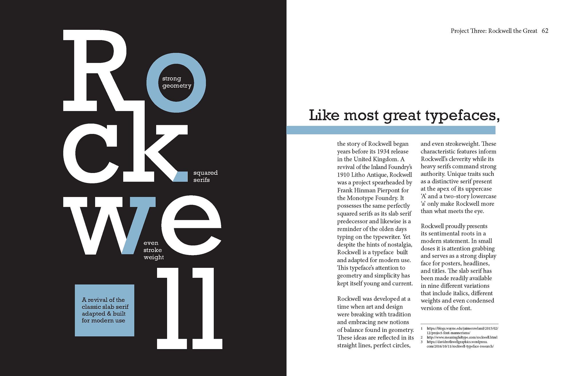 Rockwell Typeface Rockwell Typeface :: Behance